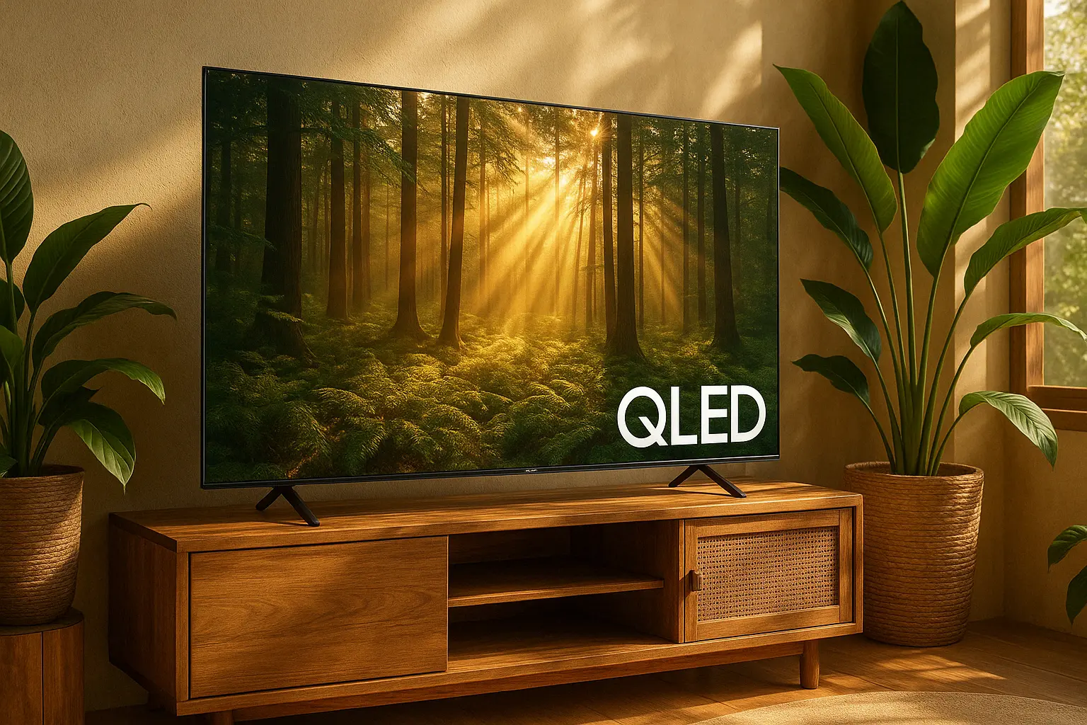Smart TV QLED 65" 4K UHD Samsung Q60C com Alexa e Modo Game