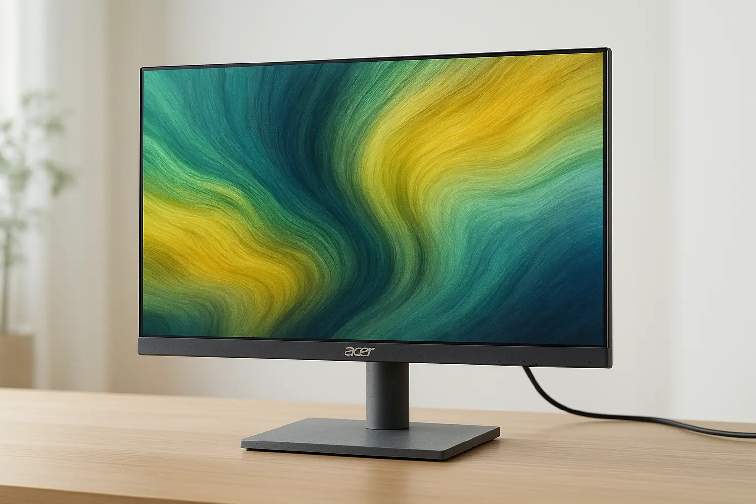 Monitor Acer Vero RL242Y: IPS Sustentável com Cores Impecáveis