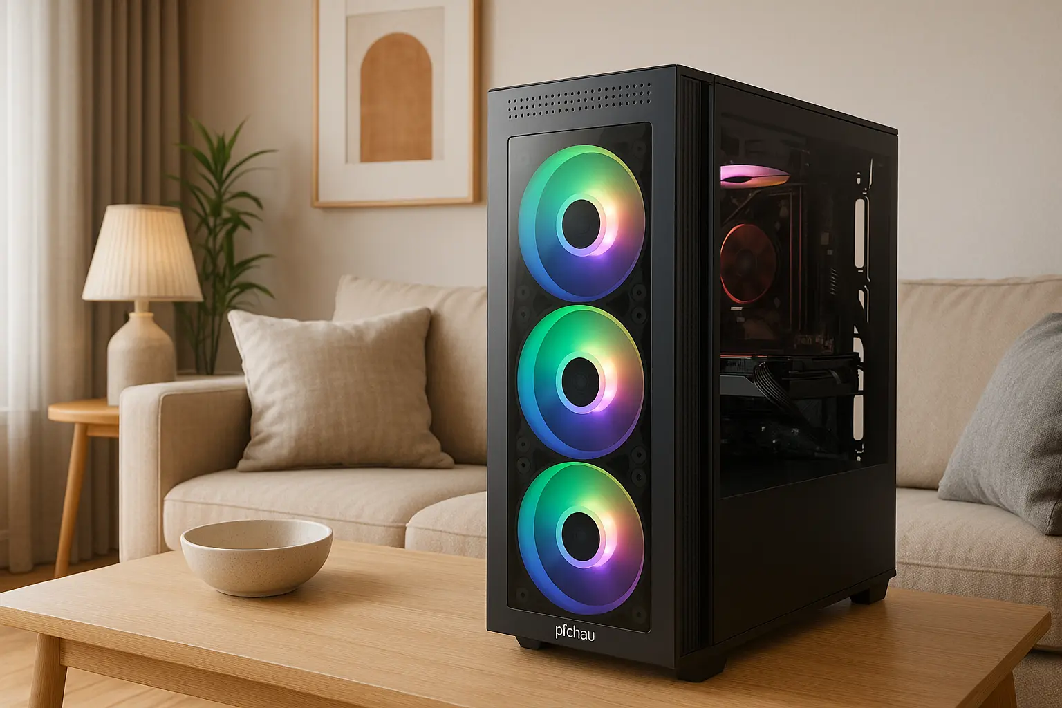 Gabinete Gamer Pichau Voyager One: Design e Espaço Superior