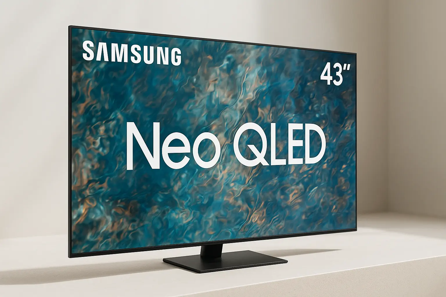 Samsung Smart Gaming TV 43" Neo QLED 4K: Imagem Fluida com Mini LED e 144Hz