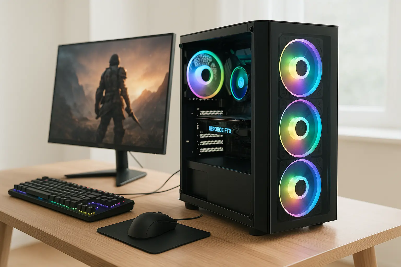 PC Gamer Completo 3green Hunter com RTX 3060: Desempenho e Visual Imersivo