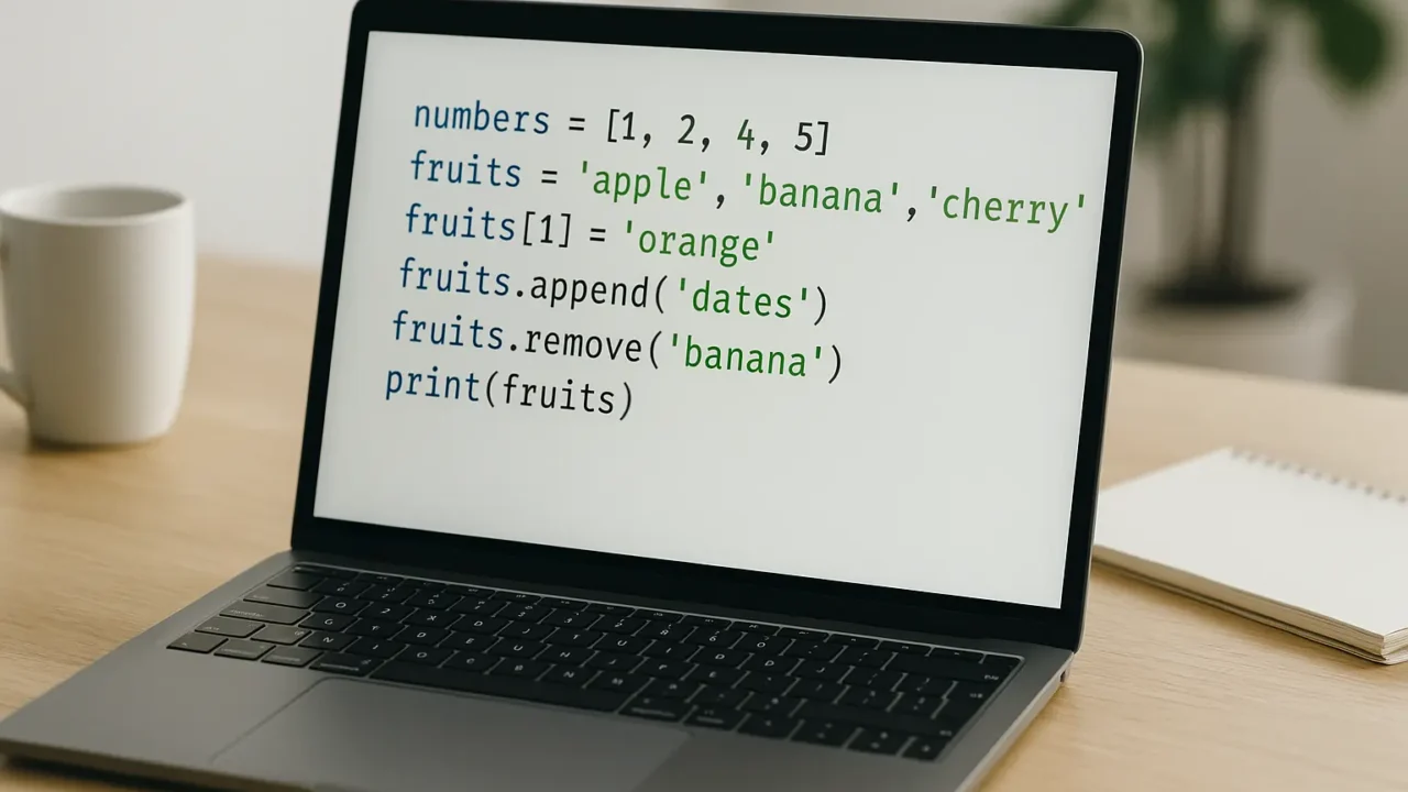 python listas: Guia Completo Para Dominar Estruturas de Dados em Python