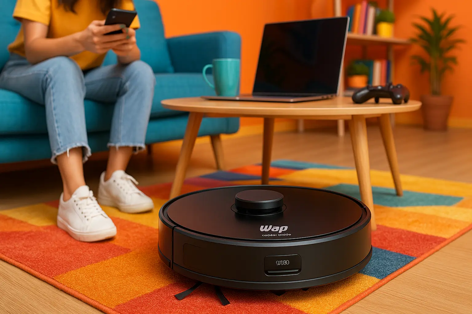 WAP Robô Aspirador de Pó ROBOT W1000: Mapeamento Inteligente e Conectividade