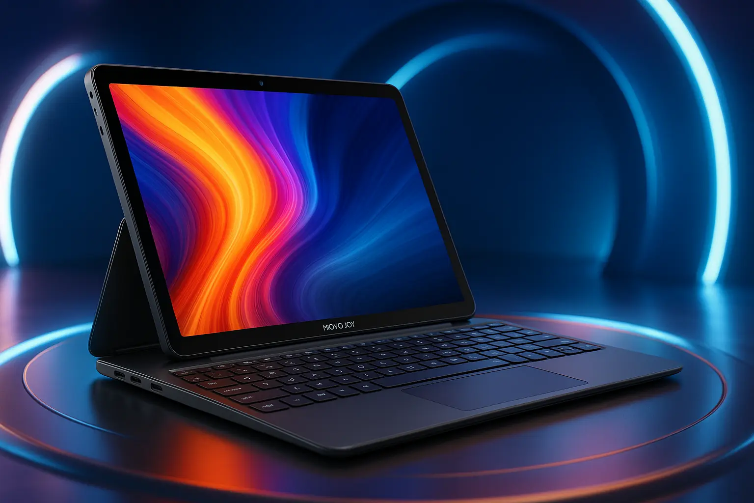 NOVOJOY Tablet 2 em 1 com teclado entrega versatilidade e conectividade